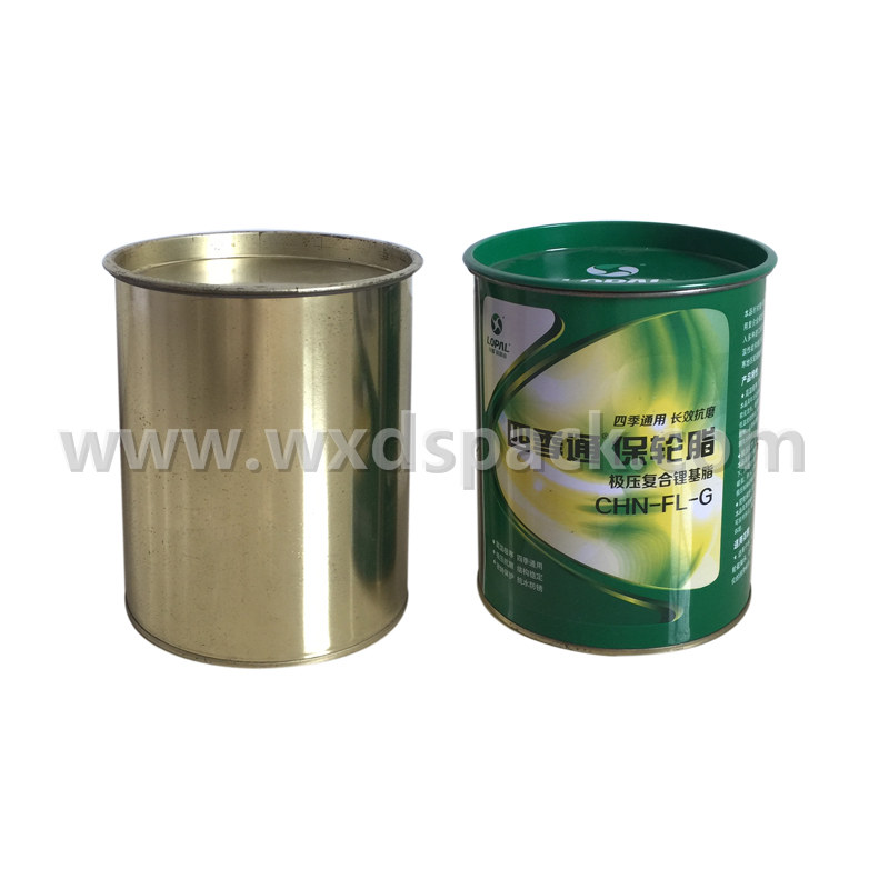 Mini bidons de peinture ronds avec couvercles ouverts - Desheng