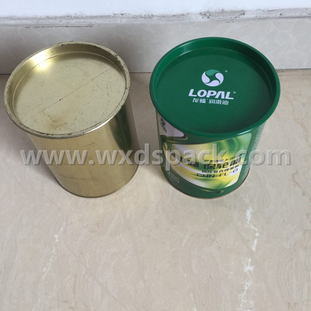 Mini bidons de peinture ronds avec couvercles ouverts - Desheng